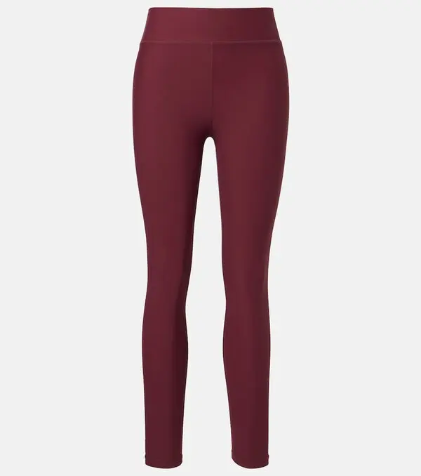 The Upside Peached Leggings - Burgundy