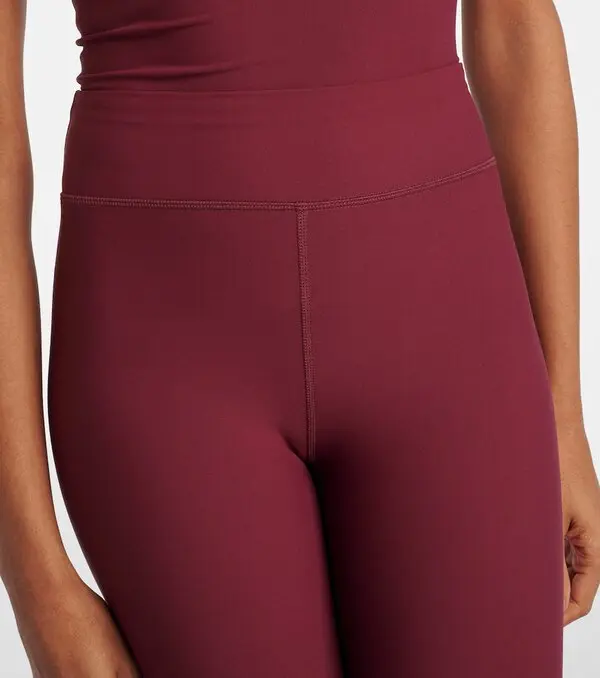 The Upside Peached Leggings - Burgundy