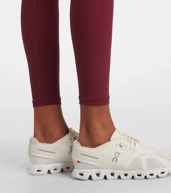 The Upside Peached Leggings - Burgundy