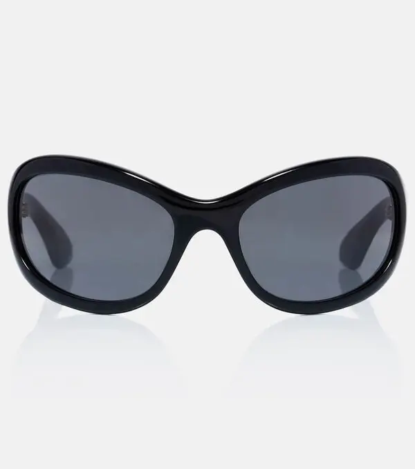 Khaite X Oliver Peoples 1967c Oversized Sunglasses - Black