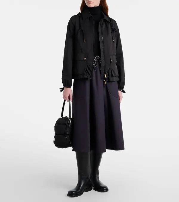 Moncler Adenium Gabardine Jacket - Black