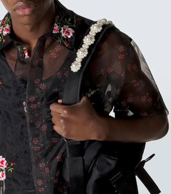 Simone Rocha Bow Embellished Shoulder Bag