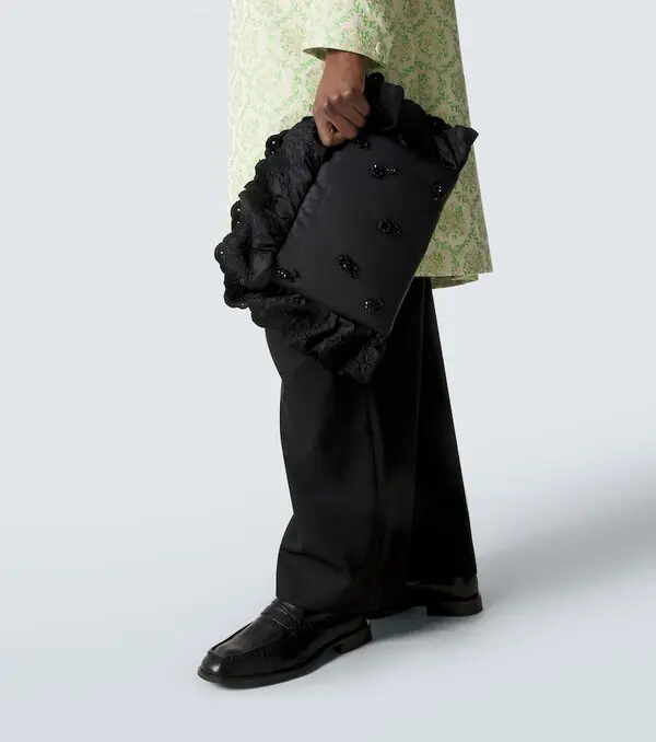 Simone Rocha Embellished Pillowcase Clutch