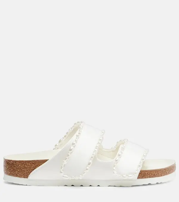 BIRKENSTOCK Arizona Embellished Satin Sandals