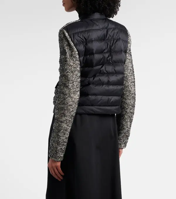 Moncler Down-paneled Wool-blend Jacket