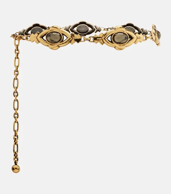 Etro Embellished Chain Belt - Gold
