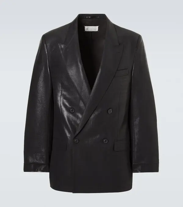 MAISON MARGIELA Double-breasted Virgin Wool Blazer