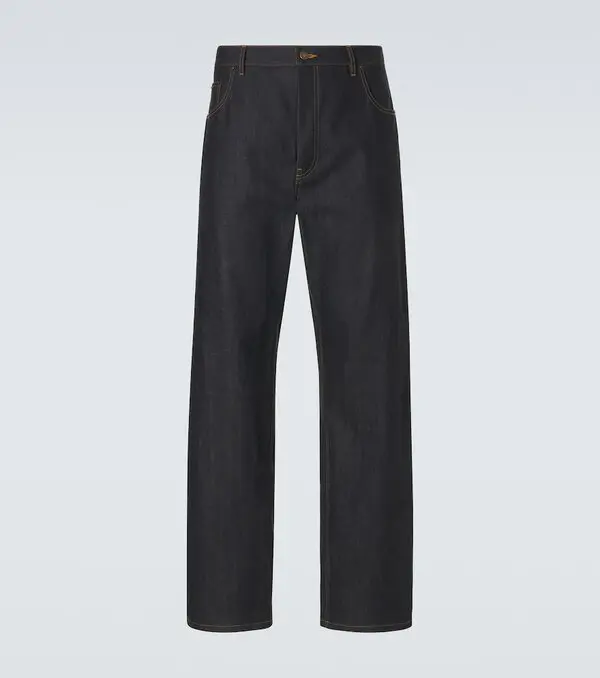 Thom Browne Cropped Straight Jeans - Blue