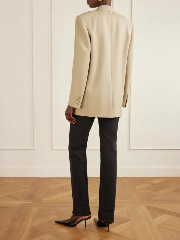 Saint Laurent Wool And Silk-blend Blazer