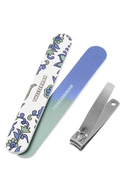 TWEEZERMAN Nail Clipper & Nail File Set