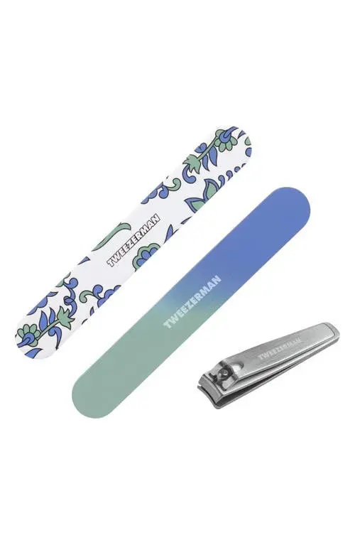 TWEEZERMAN Nail Clipper & Nail File Set - Multi