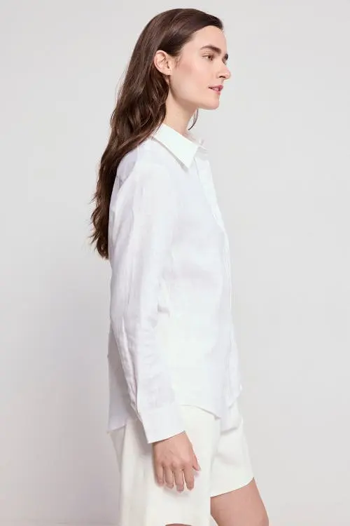The Shirt By Rochelle Behrens Washed Linen Shirt