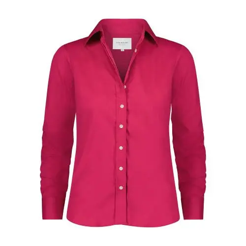 The Shirt By Rochelle Behrens The Icon Fitted Shirt - Fuchsia