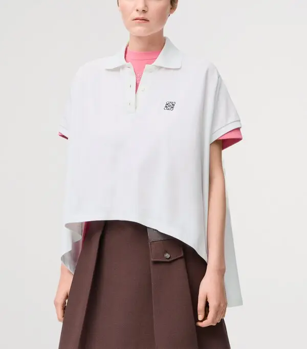 Loewe Asymmetric-hem Polo Shirt