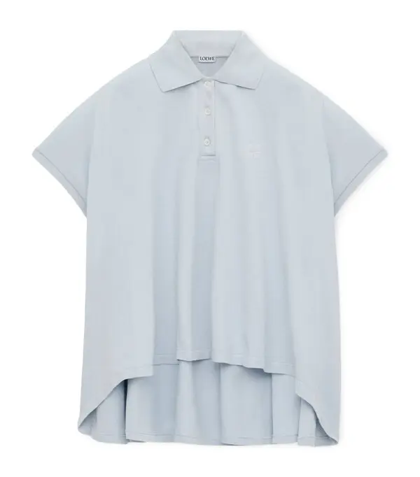 Loewe Stretch-cotton Polo Shirt - Blue