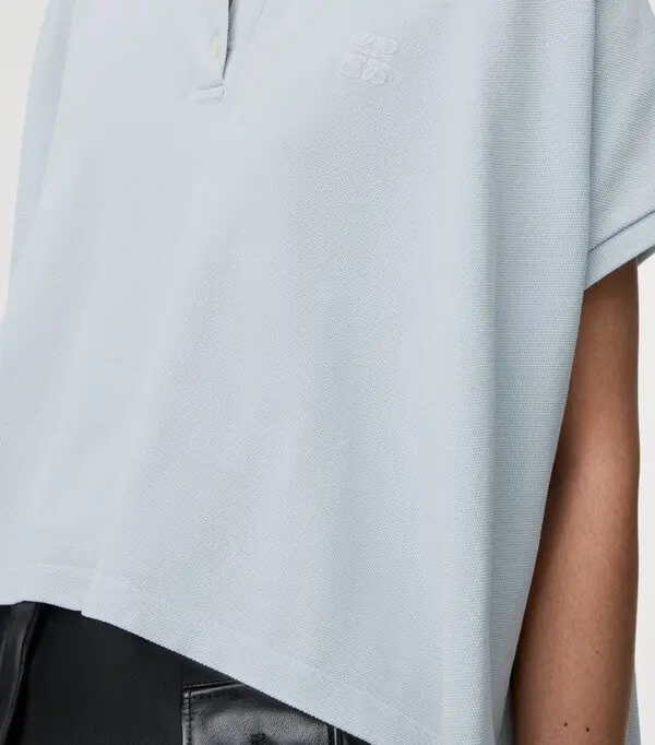 Loewe Stretch-cotton Polo Shirt - Blue