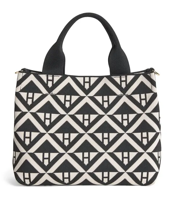 Harrods Geometric Jacquard Tote