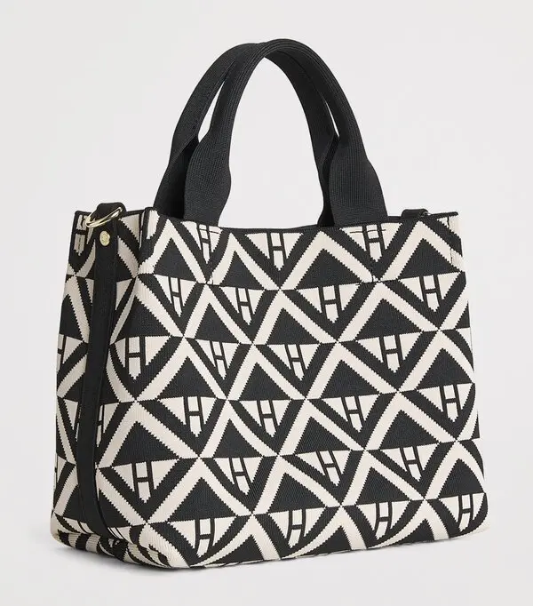Harrods Geometric Jacquard Tote