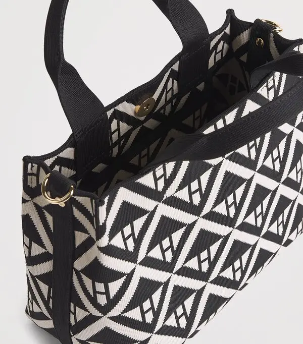 Harrods Geometric Jacquard Tote