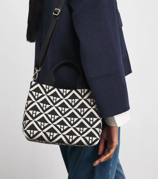 Harrods Geometric Jacquard Tote