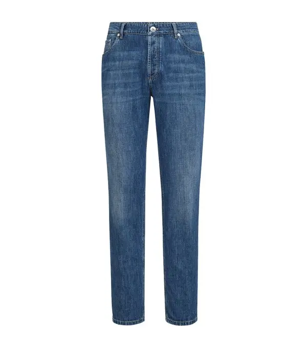 Brunello Cucinelli Straight Lightweight Jeans - Blue
