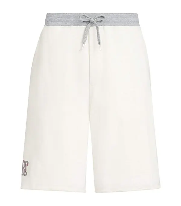 Brunello Cucinelli Cotton-linen Athletic Club Bermuda Shorts - White