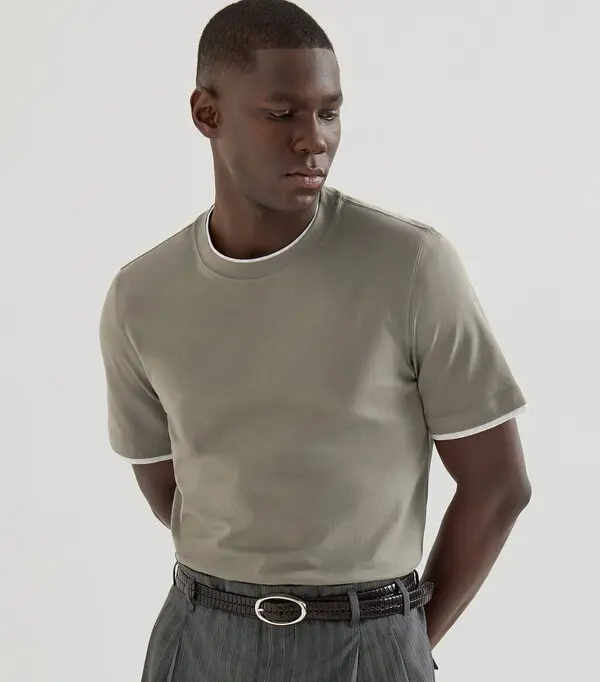 Brunello Cucinelli Cotton Faux-layered T-shirt
