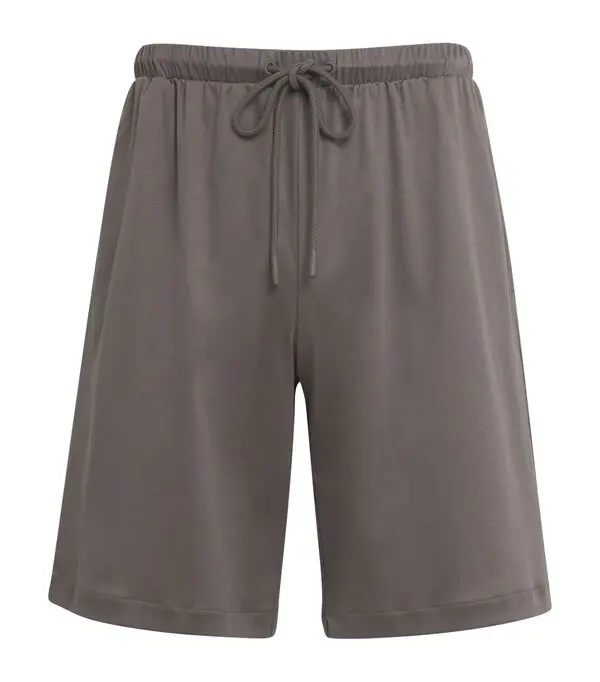 Zimmerli Sea Island Lounge Shorts - Brown