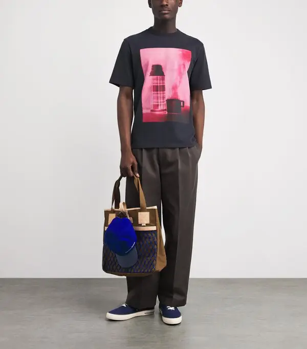 Barbour X Paul Smith Embroidered Low-top Sneakers