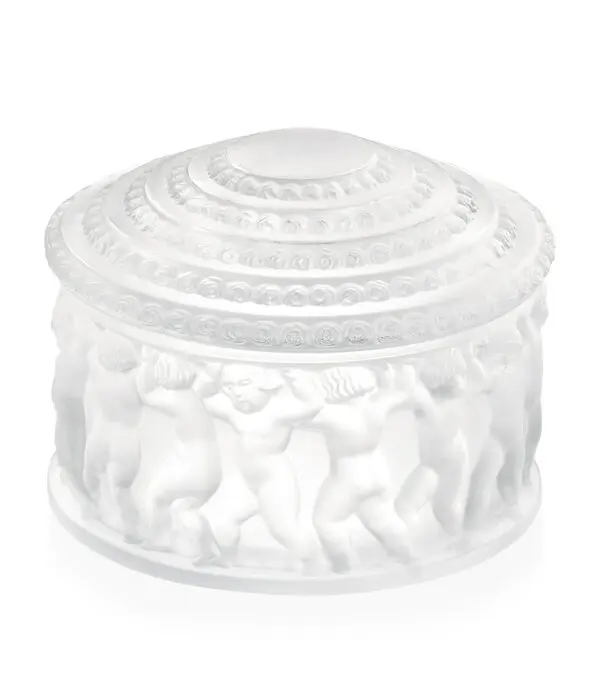 Lalique Crystal Enfants Jewellery Box - Clear