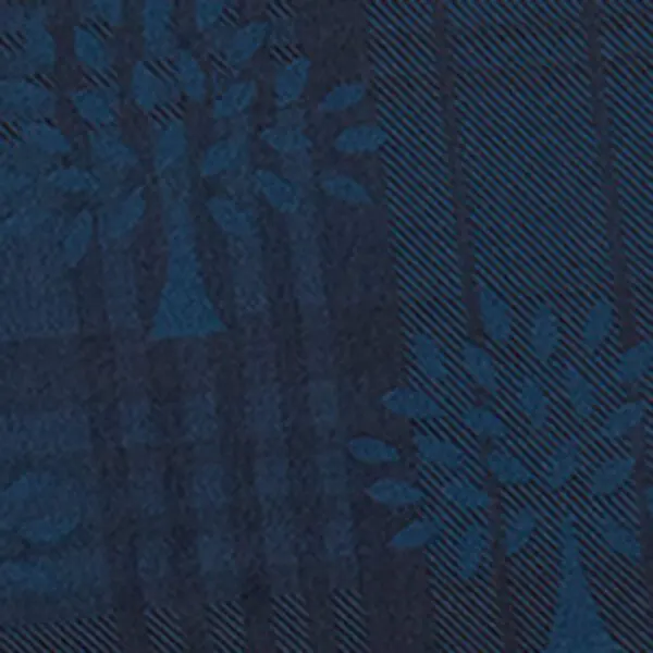 Mulberry Wool-silk Tree Scarf - Blue