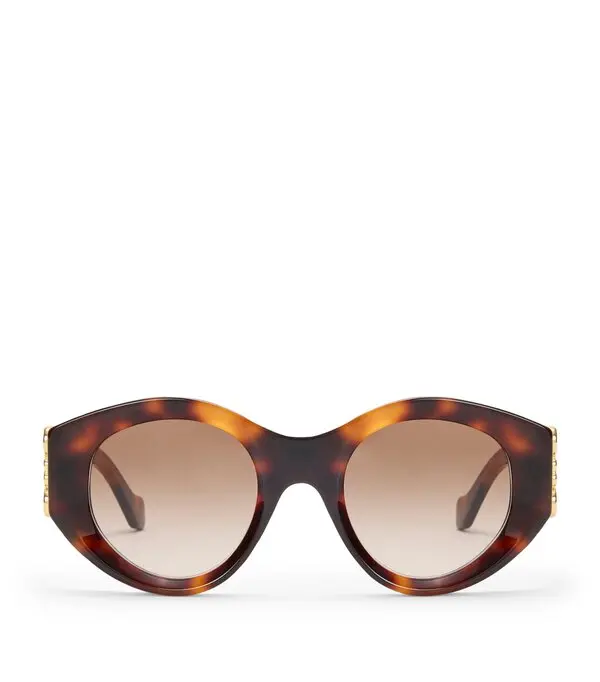 Loewe Maxi Anagram Butterfly Sunglasses - Brown