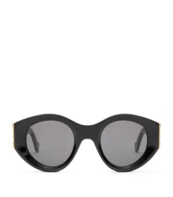 Loewe Maxi Anagram Butterfly Sunglasses - Black