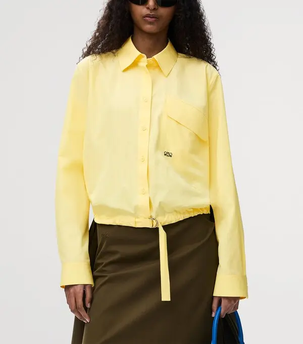 Loewe Drawstring-hem Shirt