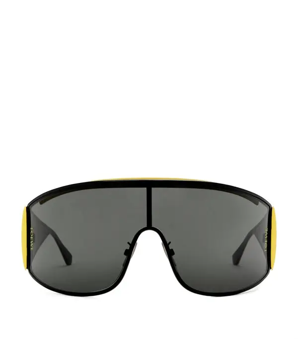 Loewe Metal Speed Shield Sunglasses - Black
