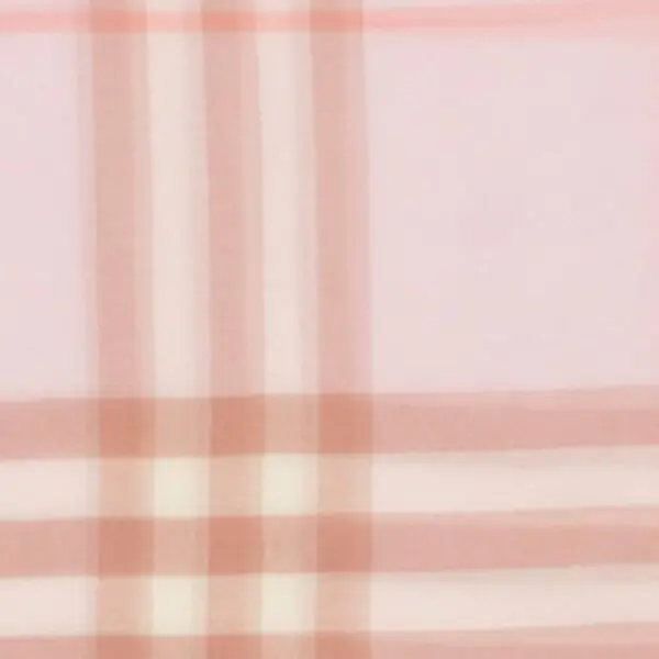 Burberry Wool Check Scarf - Pink