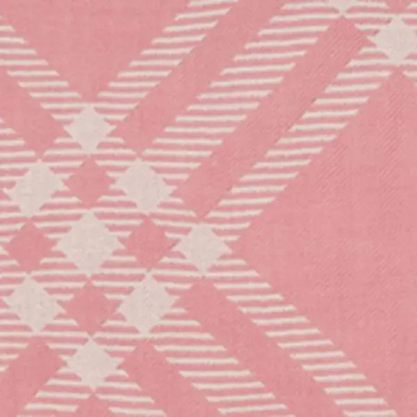 Burberry Wool-silk Check Scarf - Pink