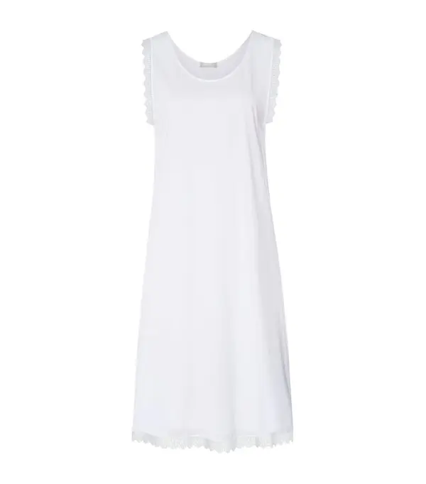 Hanro Pima Cotton Inaya Nightdress - White