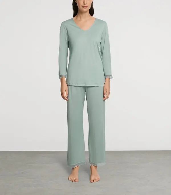 Hanro Cotton Long Inaya Pyjama Set