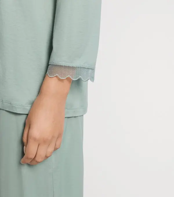 Hanro Cotton Long Inaya Pyjama Set