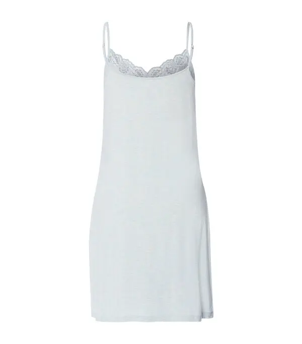 Hanro Natural Elegance Mini Nightdress - Blue