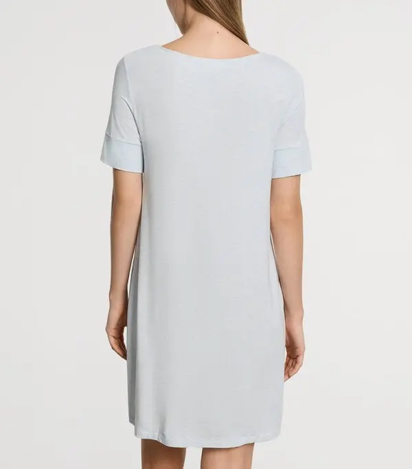 Hanro Natural Elegance Nightdress - Blue