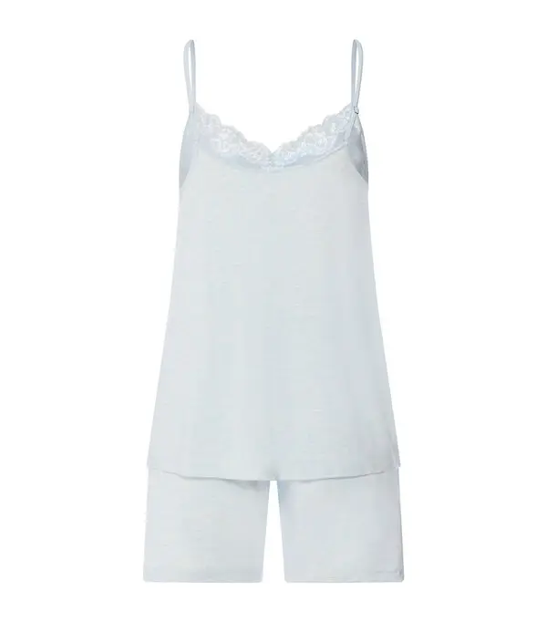 Hanro Natural Elegance Pyjama Set - Blue