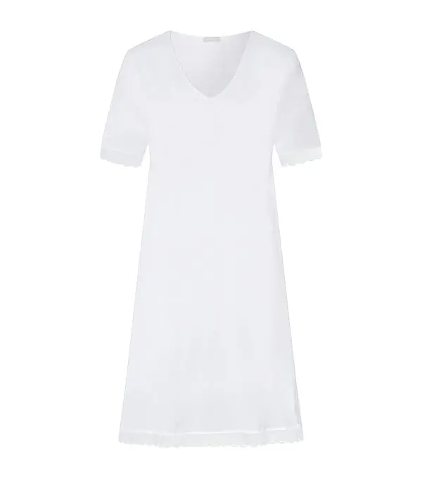Hanro Pima Cotton Inaya Nightdress - White
