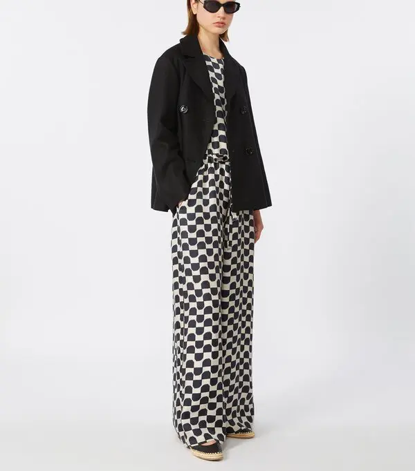 Max Mara Linen-blend Double-breasted Jacket