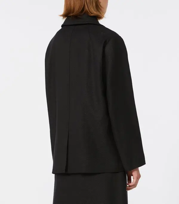 Max Mara Linen-blend Double-breasted Jacket