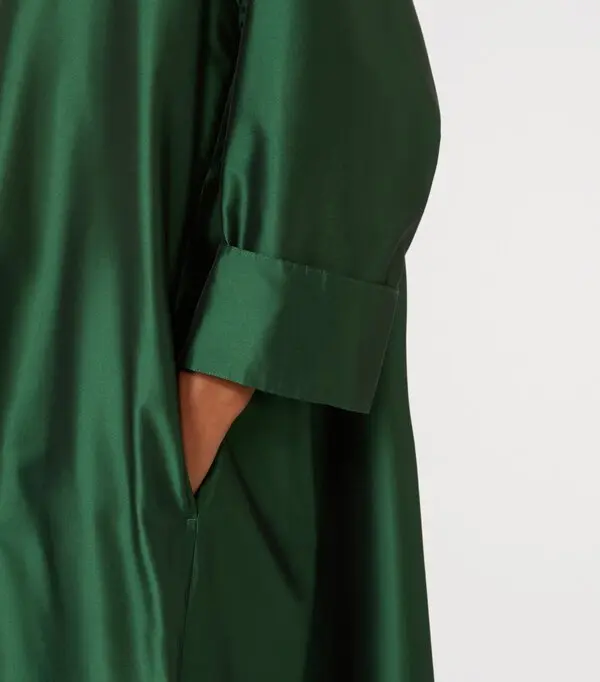 Max Mara Belted Midi Dress - Green