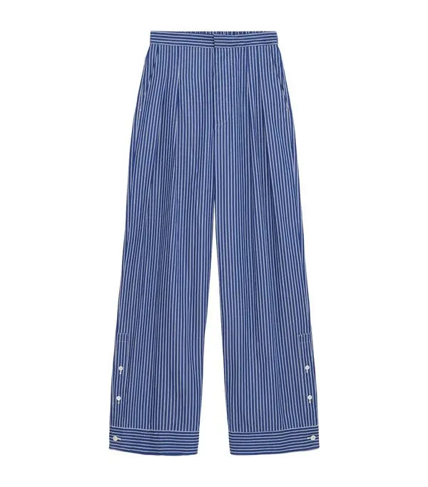 Loewe Cotton-blend Stripe Trousers