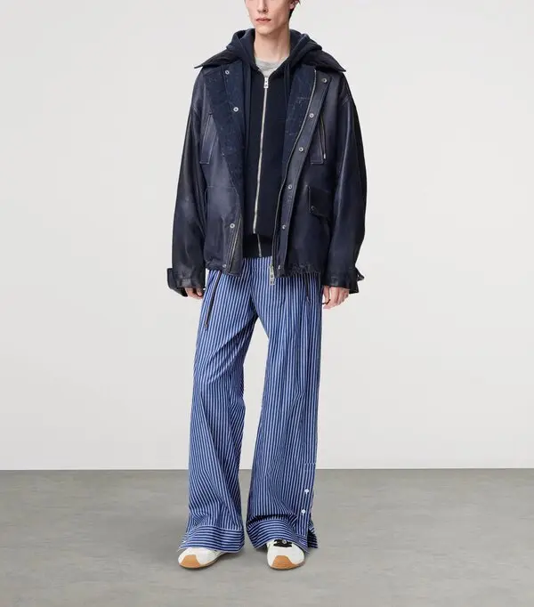 Loewe Cotton-blend Stripe Trousers
