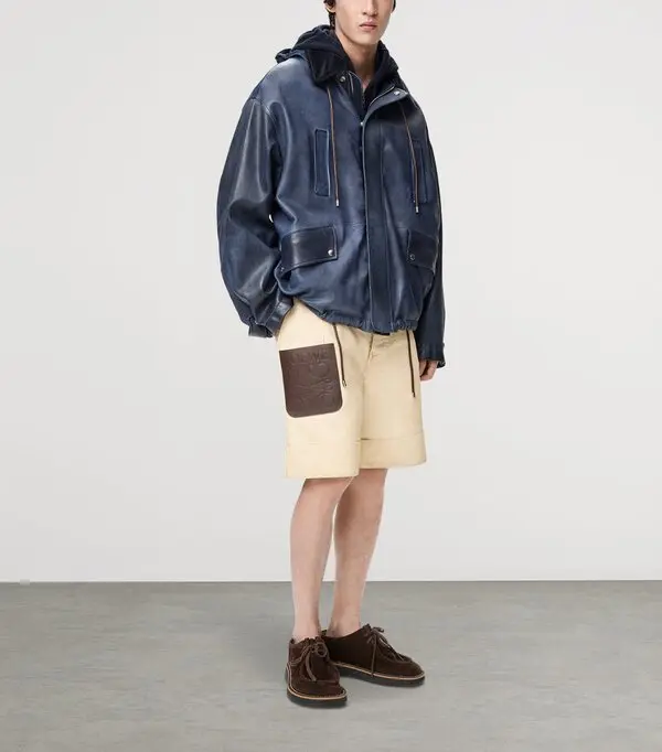 Loewe Cotton Turn-up Shorts